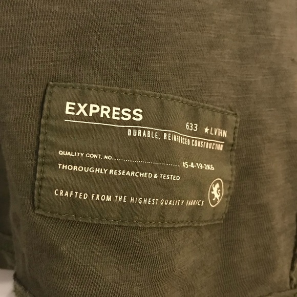 Express | Shirts | Mens Express Army Color Shirt Sz Medium | Poshmark